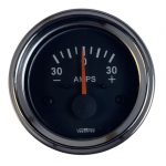 Ammeter (Black bezel/Black dial) 100Amp | Veethree