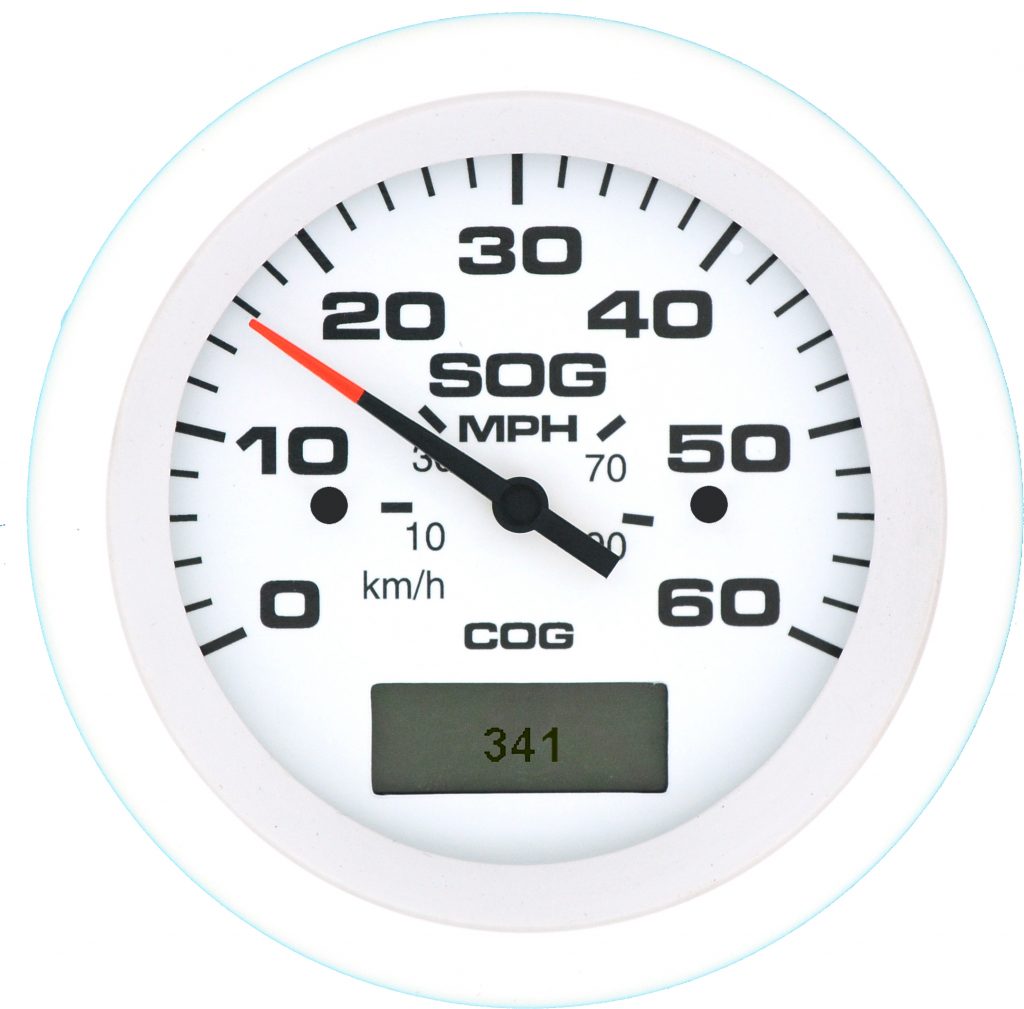GPS Speedometer 60MPH Arctic