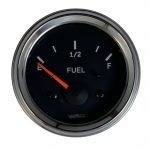 12V Black Fuel Gauge with Sender